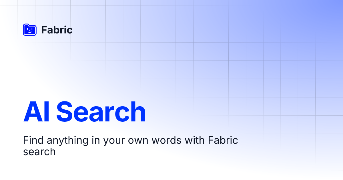 AI Search | Fabric
